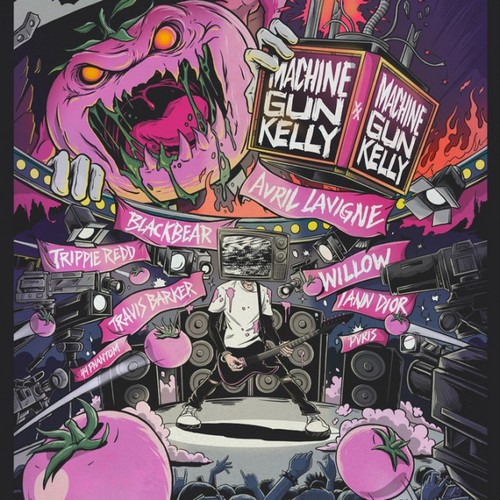 Cartoon Machine Gun Kelly
